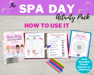 The Fun Kids Spa Day Activity Pack – Perfect for Kids Spa Parties ...