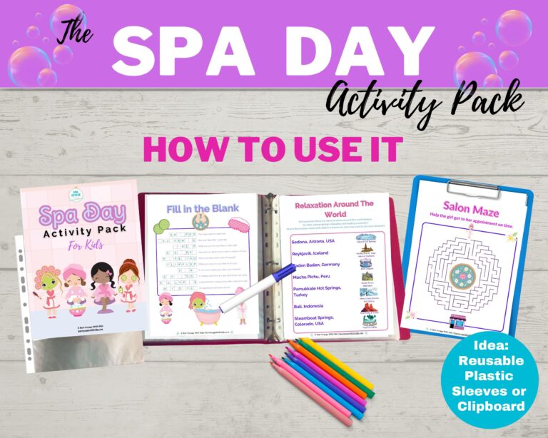 The Fun Kids Spa Day Activity Pack – Perfect for Kids Spa Parties ...