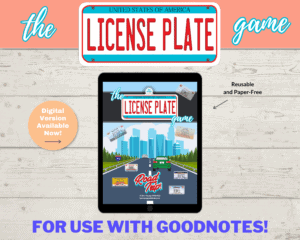 USA Road Trip License Plate Game – Easy Printable Game | License Plate ...